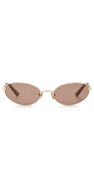 LUV LOU X Whitney Port The Rose Sunglasses - Gold