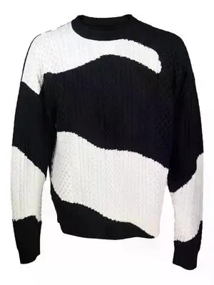 MOSTLY HEARD RARELY SEEN Cable Knit Sweater