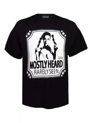 Men's Mostly Heard Rarely Seen Black T-shirts