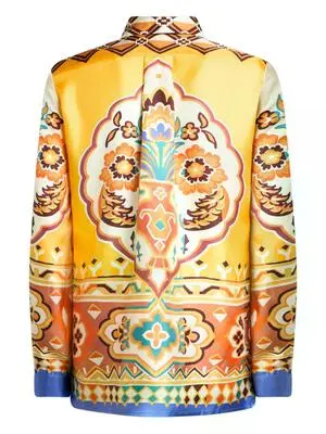 Etro Printed Silk Shirt