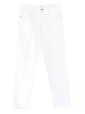 Givenchy Contrast-stitching Straight-leg Jeans - White