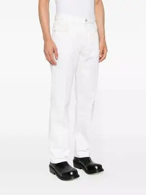 Givenchy Contrast-stitching Straight-leg Jeans