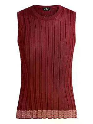 Etro Ribbed Sleeveless Top