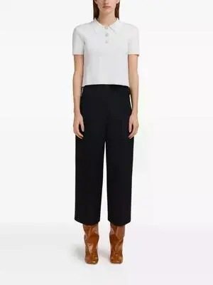 Marni Virgin-wool High-waisted Trousers