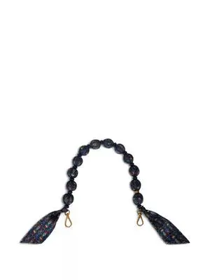 Etro Handle With Embellished Spheres And Fabric Accents