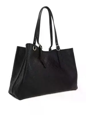 Gucci Large Gg Emblem Tote Bag - Black