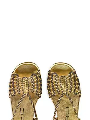 Etro Woven Flat Sandals