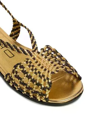 Etro Woven Flat Sandals
