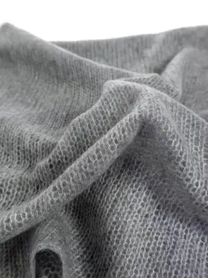 LISA YANG Ribbed Scarf - Grey