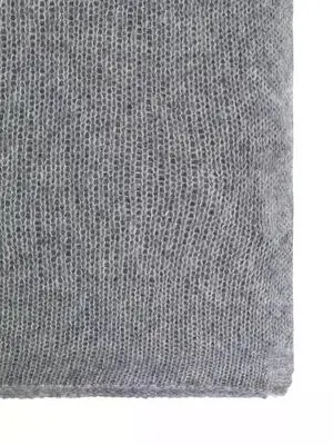 LISA YANG Ribbed Scarf - Grey