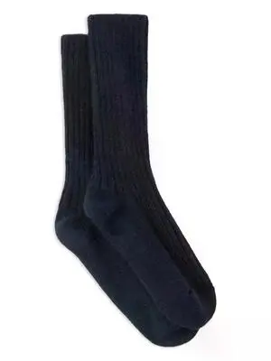 Etro Ribbed Mid-calf Socks - Blue