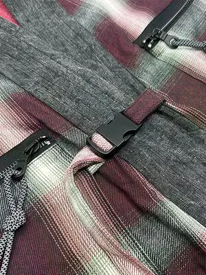 MOSTLY HEARD RARELY SEEN Plaid Buckle Shirt Jacket