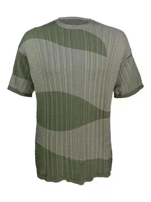 MOSTLY HEARD RARELY SEEN Cable-knit Wave T-shirt