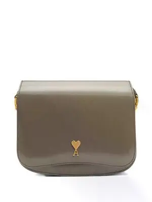 AMI Paris Paris Glazed Leather Bag