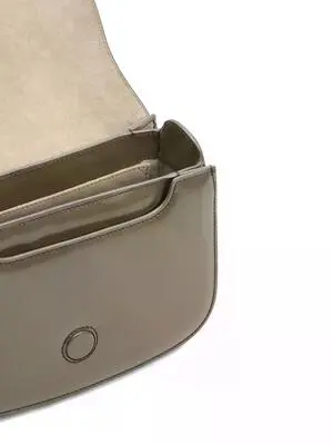 AMI Paris Paris Glazed Leather Bag