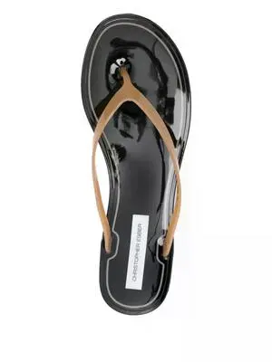 Christopher Esber Jo Flip Flops - Brown