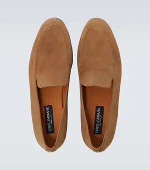 Dolce & Gabbana Suede Loafers - Brown