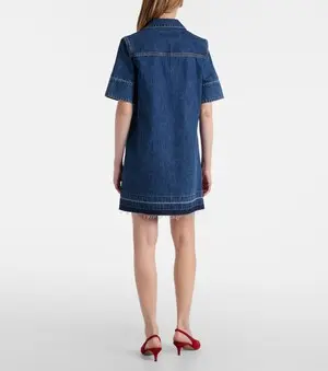 Veronica Beard Denim Shirt Dress