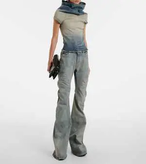 Rick Owens Draped Denim Top