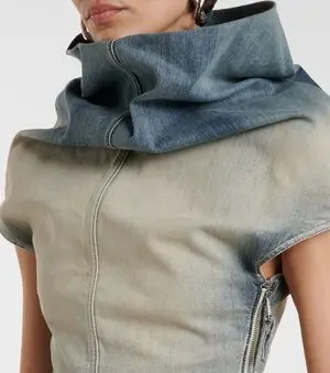 Rick Owens Draped Denim Top