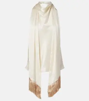 Nina Ricci Scarf-detail Top - Beige