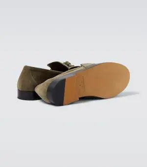 Bottega Veneta Astaire Knot Suede Loafers