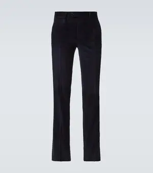 Rubinacci Cotton Corduroy Straight Pants