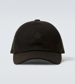 Loro Piana Logo Embroidered Baseball Cap - Green