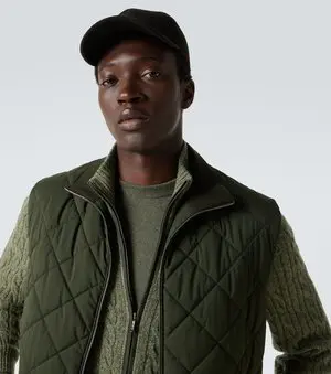 Loro Piana Logo Embroidered Baseball Cap - Green