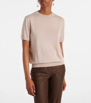 Loro Piana Sottile Wool, Silk And Cashmere Sweater