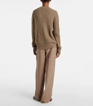 Loro Piana Cable-knit Cashmere Sweater