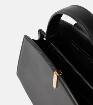 Savette Florence 20 Leather Tote Bag - Black