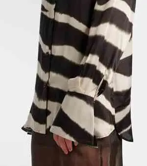 Nina Ricci Printed Satin Shirt