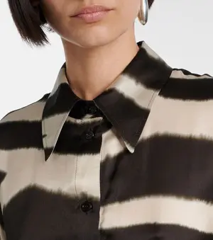 Nina Ricci Printed Satin Shirt