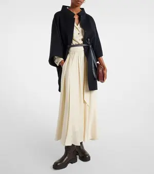 Loro Piana Salzburg Cashmere Cape - Blue