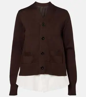 Sacai Layered Cardigans For Women