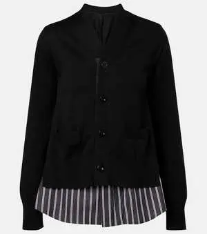 Sacai Striped Cardigans For Women