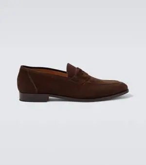 Loro Piana Almond Toe Loafers For Men