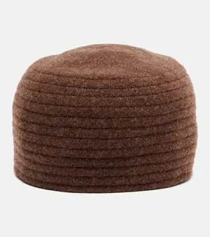 Loro Piana Alicia Wool Felt Hat - Brown