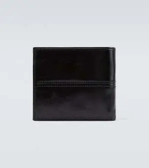 Prada Logo Leather Wallet - Black