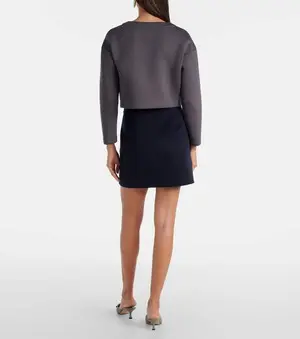 Max Mara Embellished Jersey Sweatshirt