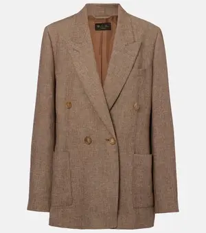 Loro Piana Linen Blazer - Brown