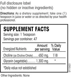 PERQUE Choline Citrate 250 Milliliters