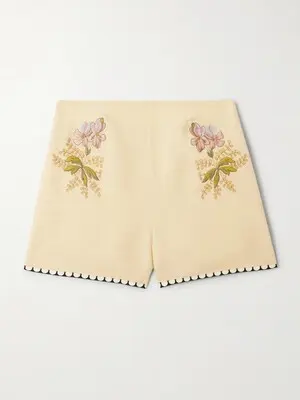 Valentino Garavani Embroidered Shorts For Women