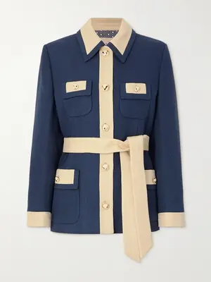 Valentino Garavani Tie Detailed Jackets For Women