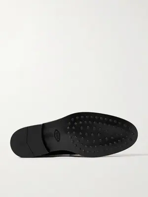 TOD'S Glossed-leather Penny Loafers