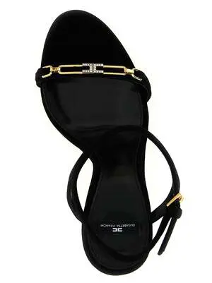 Elisabetta Franchi Sculpture Heel Sandals