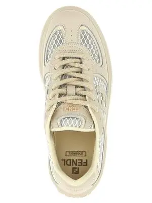 Fendi Match Sneakers - Beige