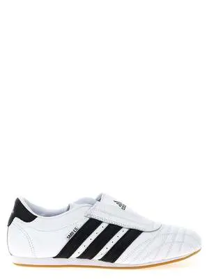 Adidas Originals By Alexander Wang Taekwondo Leather Sneakers - White/black