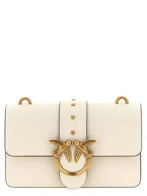 Pinko Love One Mini Crossbody Bag - White